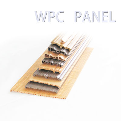 Recycled WPC Profile Wood Slat Panel Wpc Composite Decking