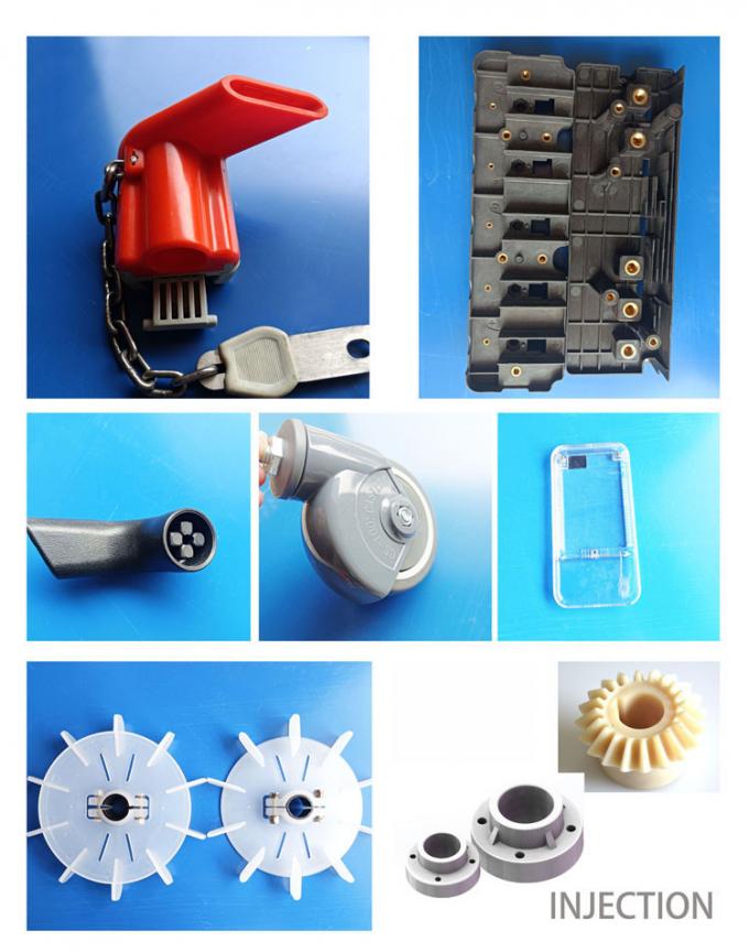 Customized Plastic Parts PA Injection Molding Parts Black Color Corner ...